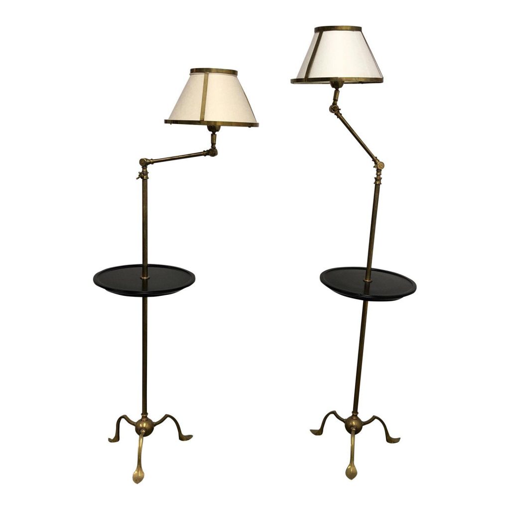 Galerie Des Lampes Brass Grasshopper Floor Lamp - Design Plus Gallery