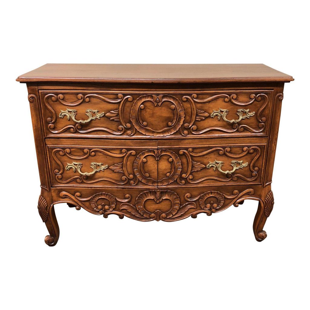 Hand Carved Sideboard / Filling Cabinet - Design Plus Gallery
