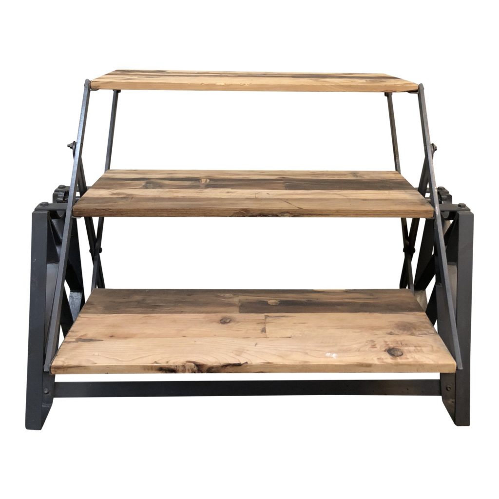 Custom Industrial Coffee Table/Side Table/Shelf - Design Plus Gallery