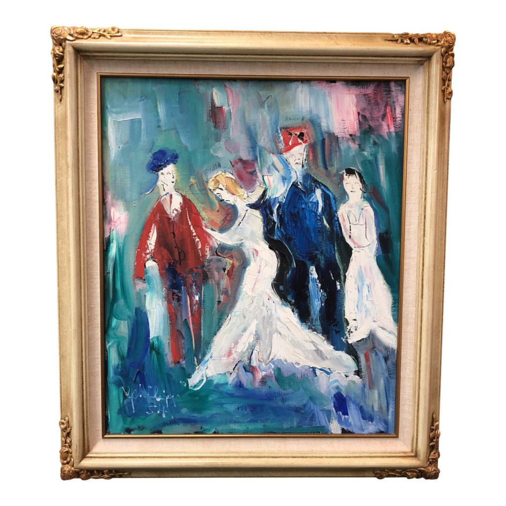 Original Figurative Painting by Mid-Century Artist Walter Philipp ...