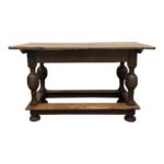 Vintage Spanish Wood Console Table - Design Plus Gallery