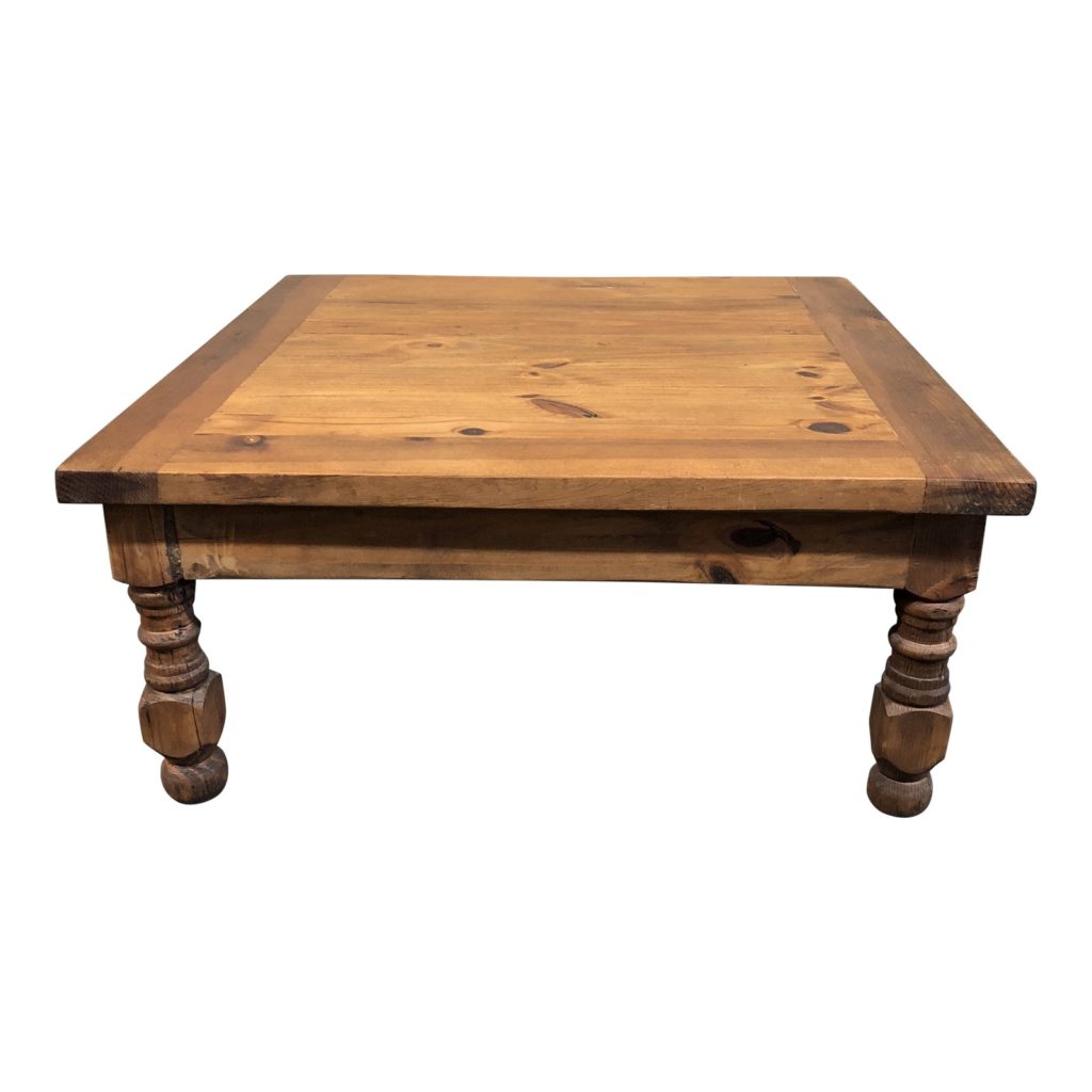 Rustic Square Oak Coffee Table - Design Plus Gallery