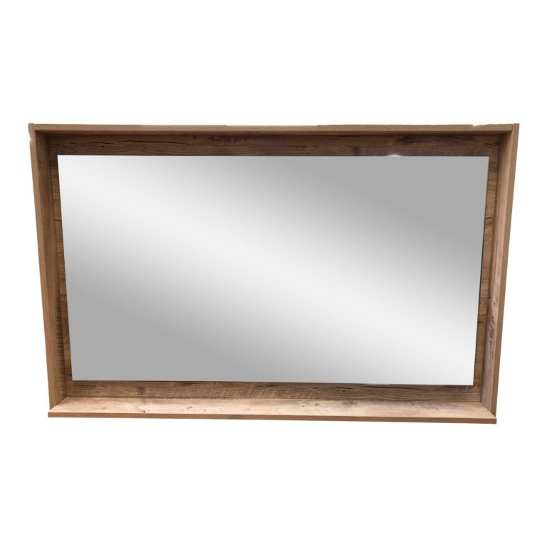 Distressed Wood Wall Mirror - Design Plus Gallery