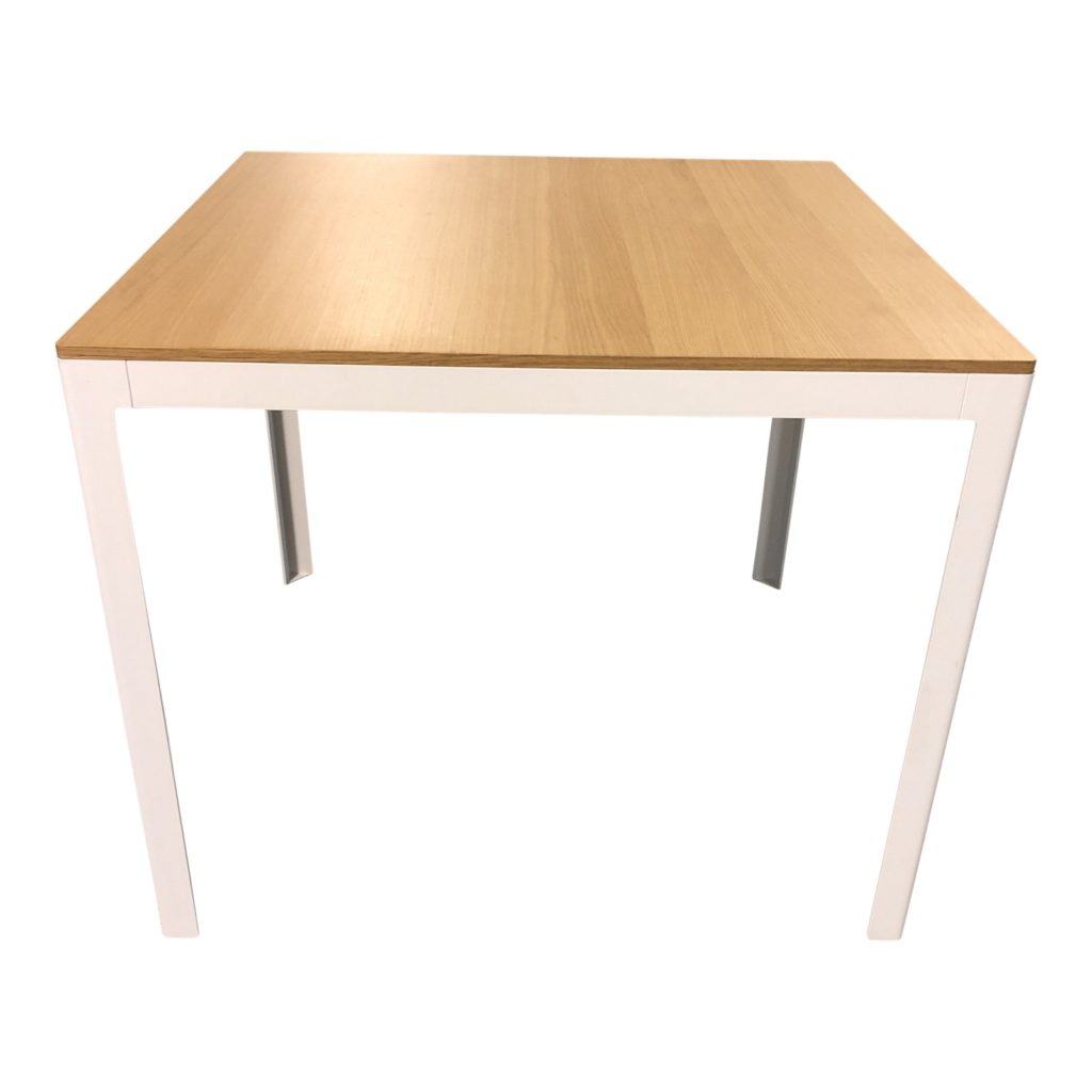 Modern Square Wood + Metal Table. Original Price: $700 - Design Plus ...