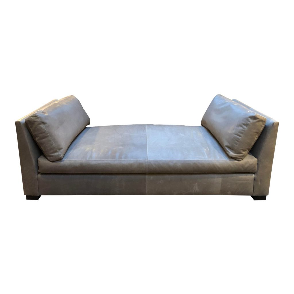 Hayden Leather Daybed by Restoration Hardware. Original Price: $6,695 ...