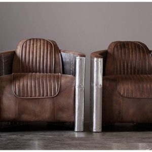 Pair of Restoration Hardware Aviator Chairs. Original Price: $4,590 ...