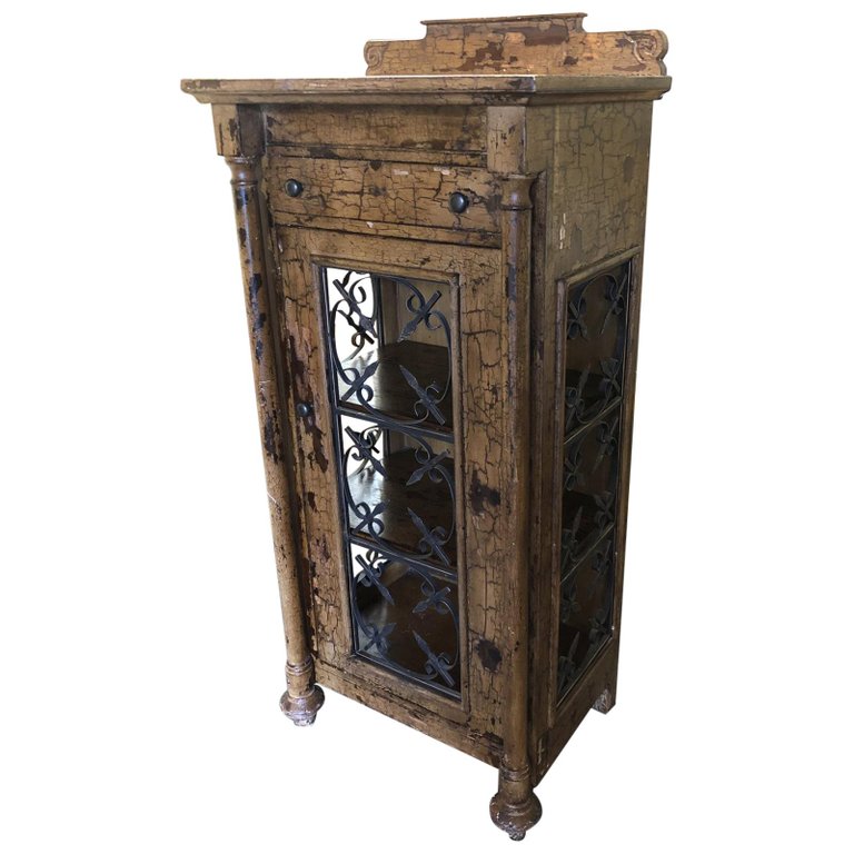 Distressed Display Cabinet by Sunrise Home - Design Plus Gallery