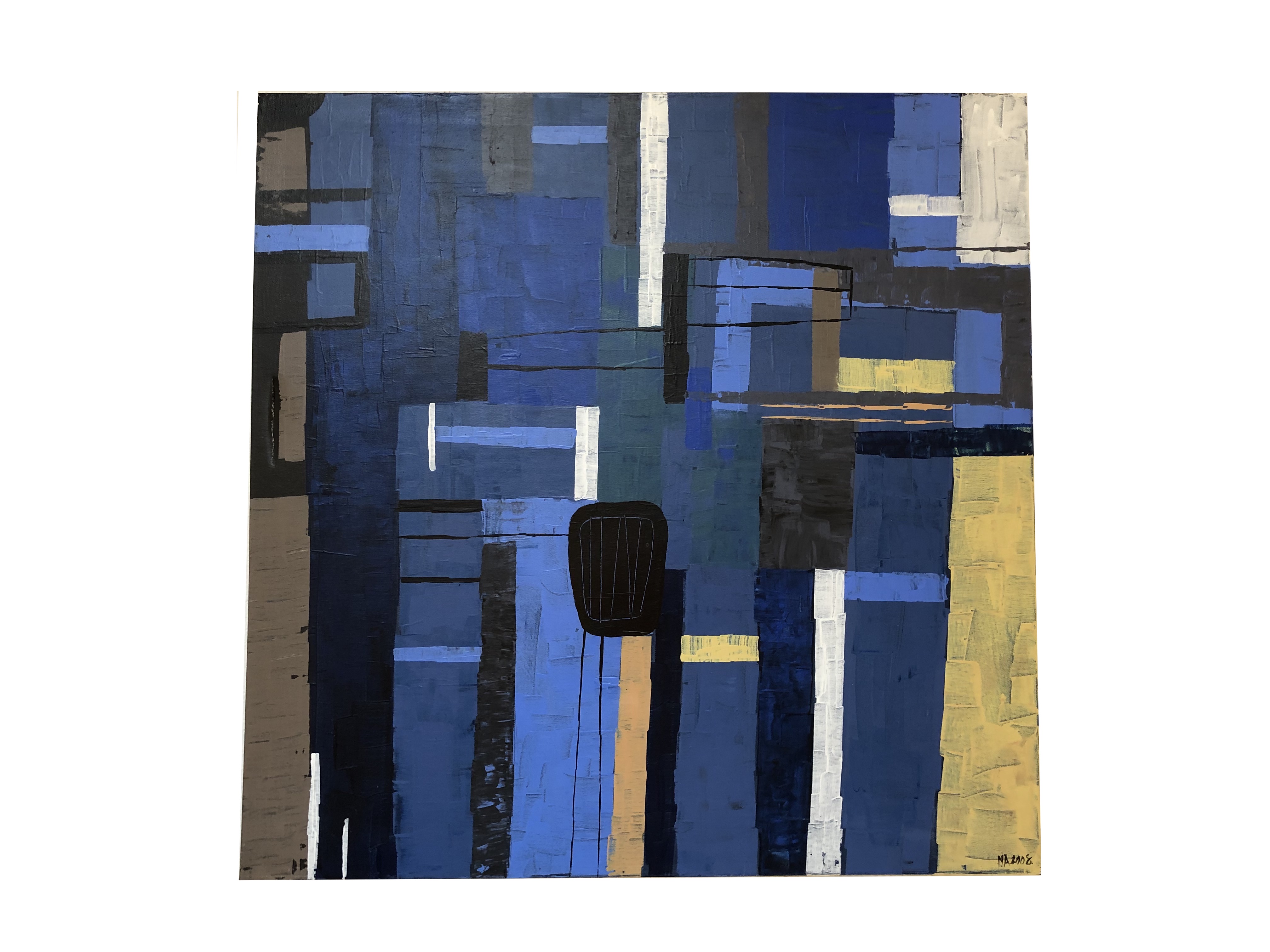 NEW "Blue Abstract" by Narudom Wongwitsiriporn - Design Plus Gallery