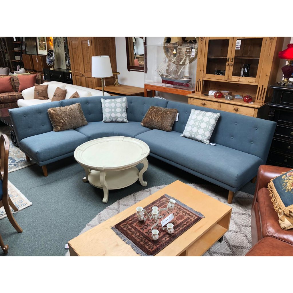 West Elm Rounded Retro Sectional. Original Price: $2,604 - Design Plus ...