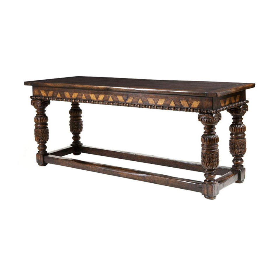 NEW Jacobean Library Table by Hamilton Collection. Original Price ...