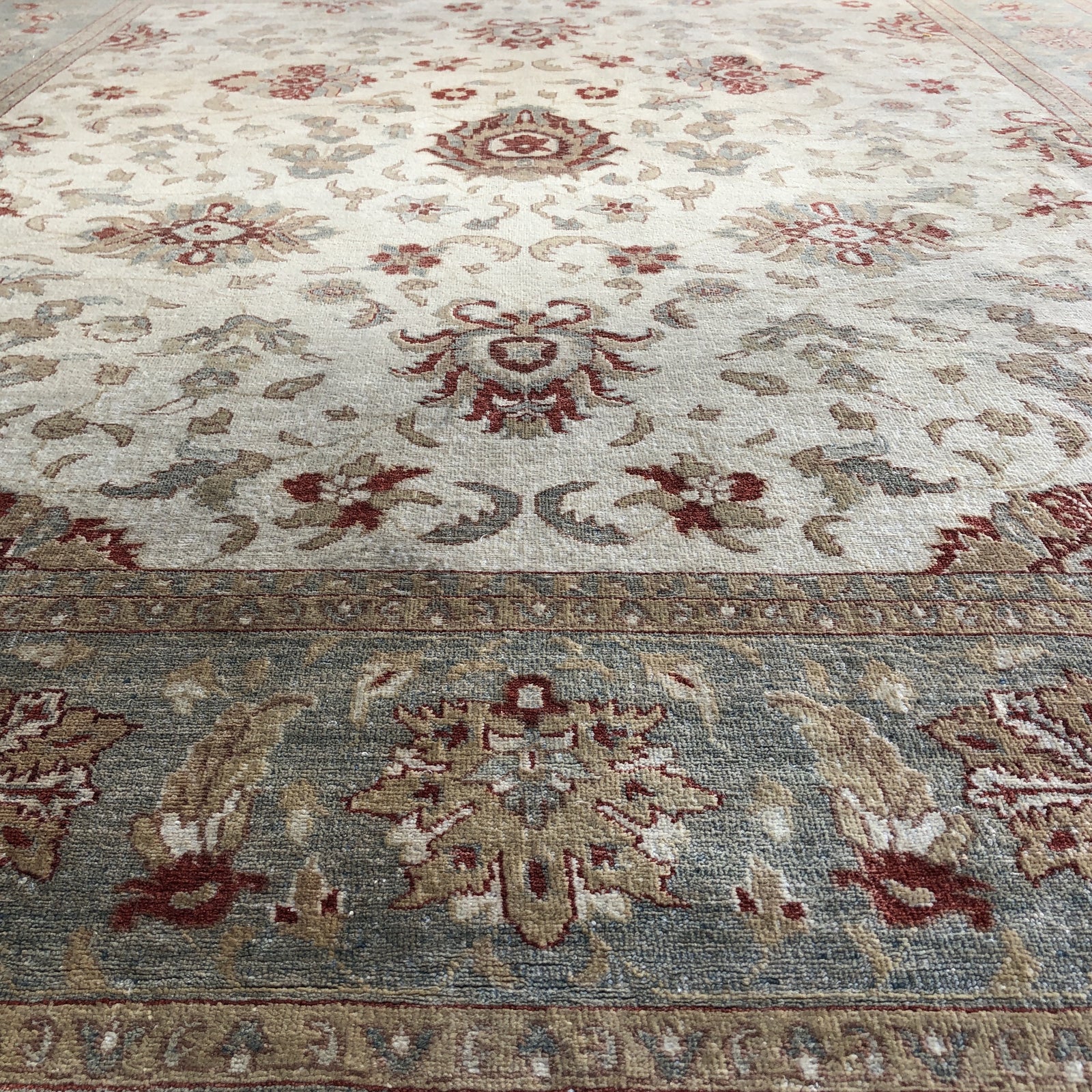 vintage-mughal-ayoubi-wool-rug-from-pakistan-9320 - Design Plus Gallery