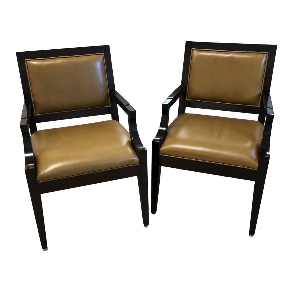 Custom Contemporary Side Chairs by Mark David Furniture - A Pair ...
