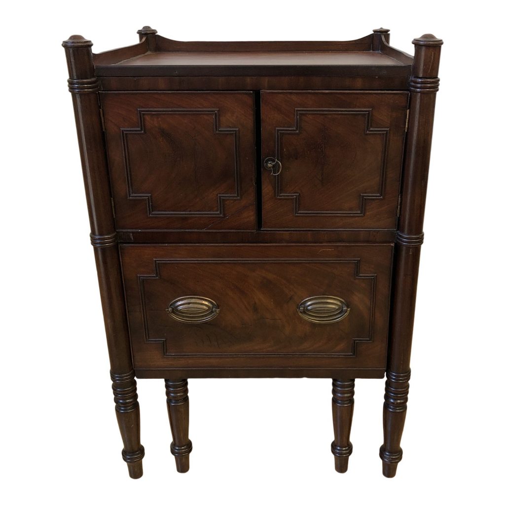 Antique Library Side Table - Design Plus Gallery