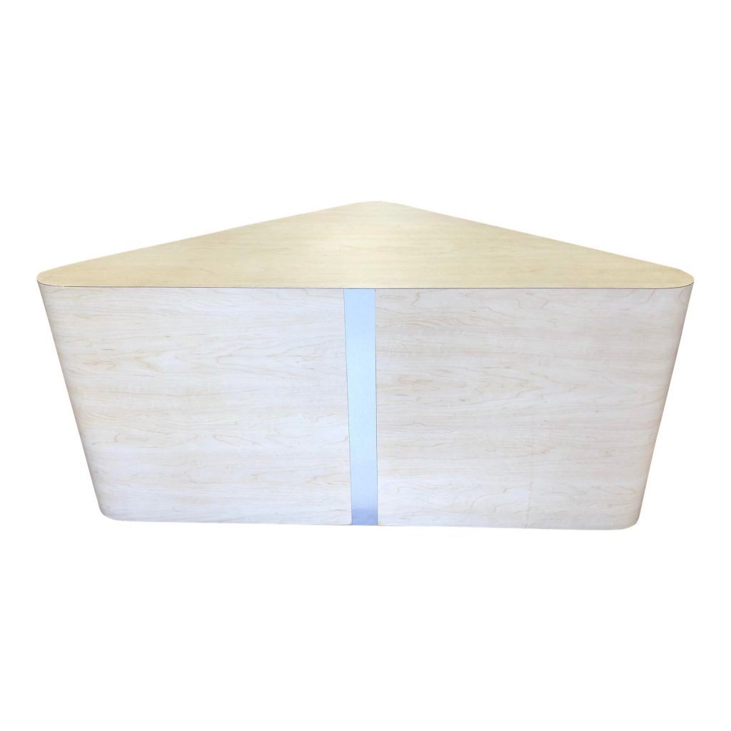 Custom Corner Triangular Side Table - Design Plus Gallery