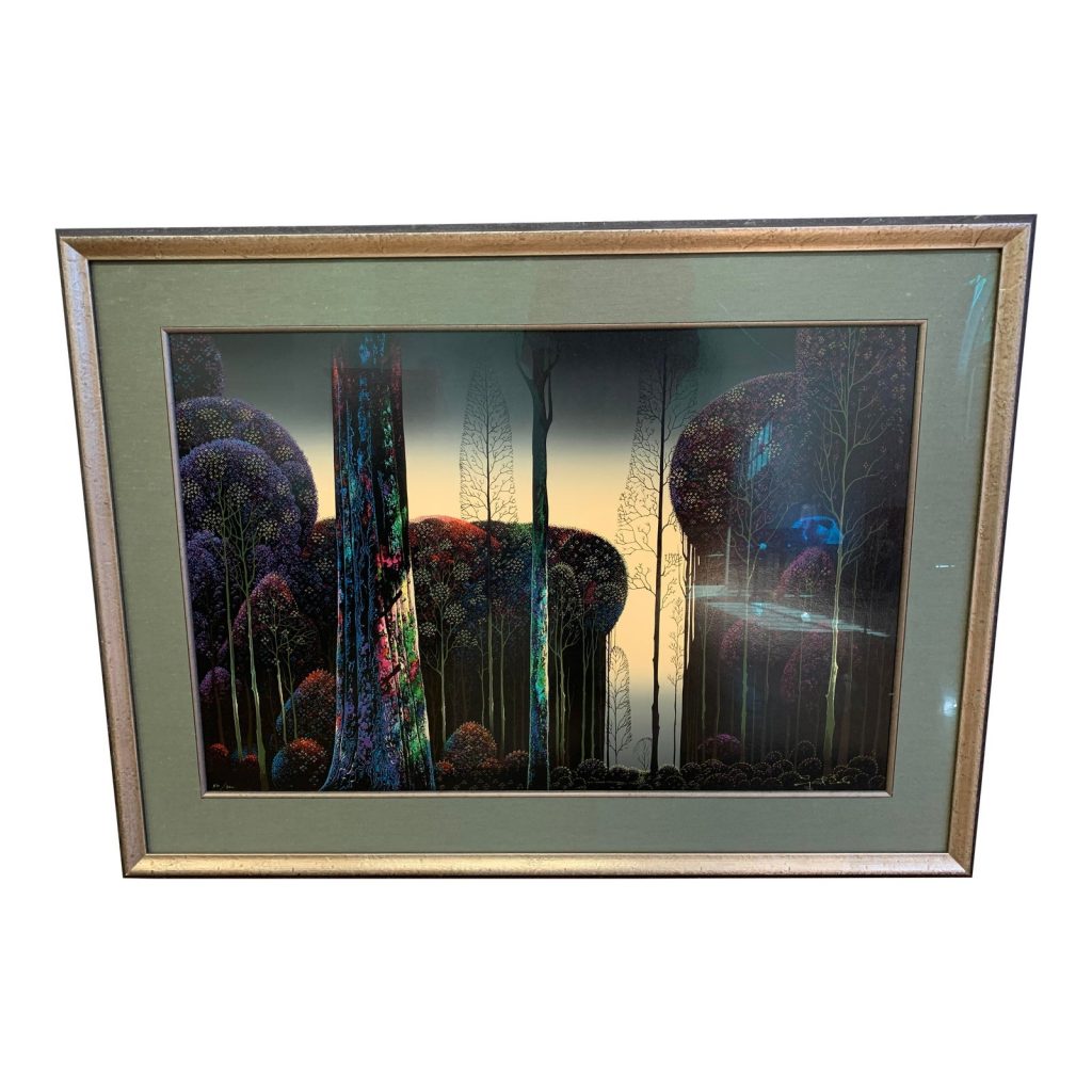 Eyvind Earle "Gothic Forest" Original Hand Signed Serigraph Limited ...