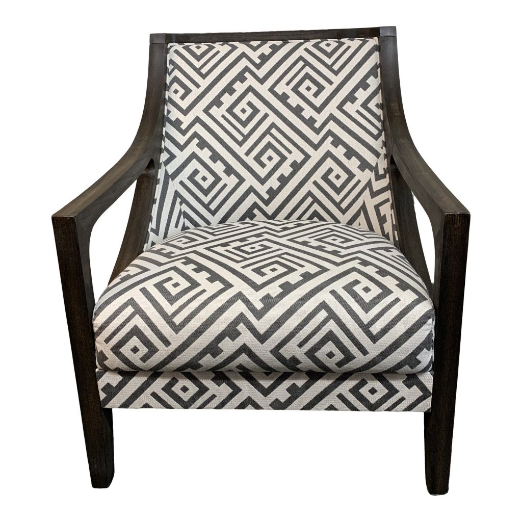 Contemporary Sloped Arm Chair - Design Plus Gallery