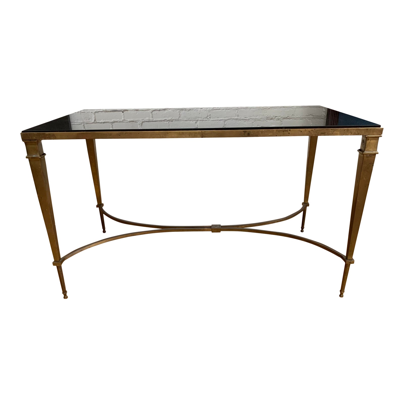 vintage-marble-top-brass-coffee-table-4556-2 - Design Plus Gallery