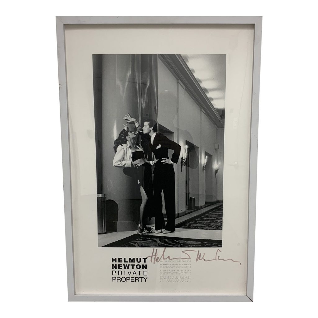 Rare Helmut Newton Original International Exhibition Poster "Private ...