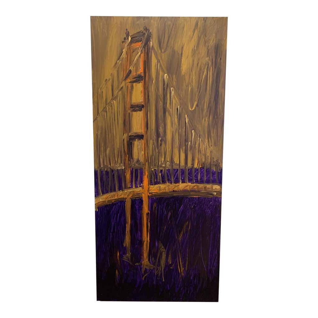 Warren Knapp Original Oil Painting of the Golden Gate Bridge - Design ...