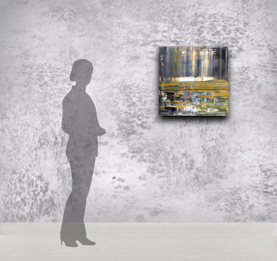 JoJose Maria Clark "Abstract No. 3" Acrylic on Canvas - Design Plus Gallery