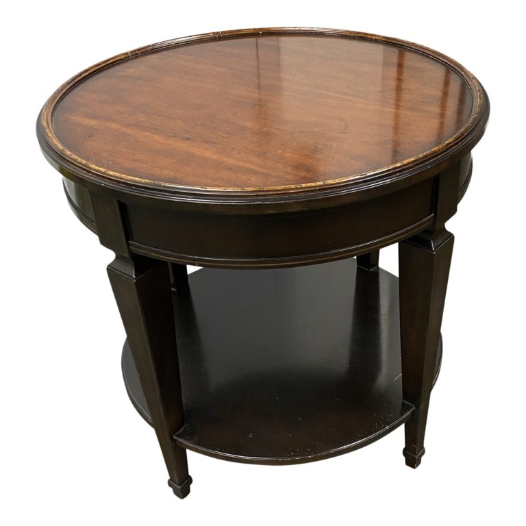 Baker Furniture Round Side Table - Design Plus Gallery