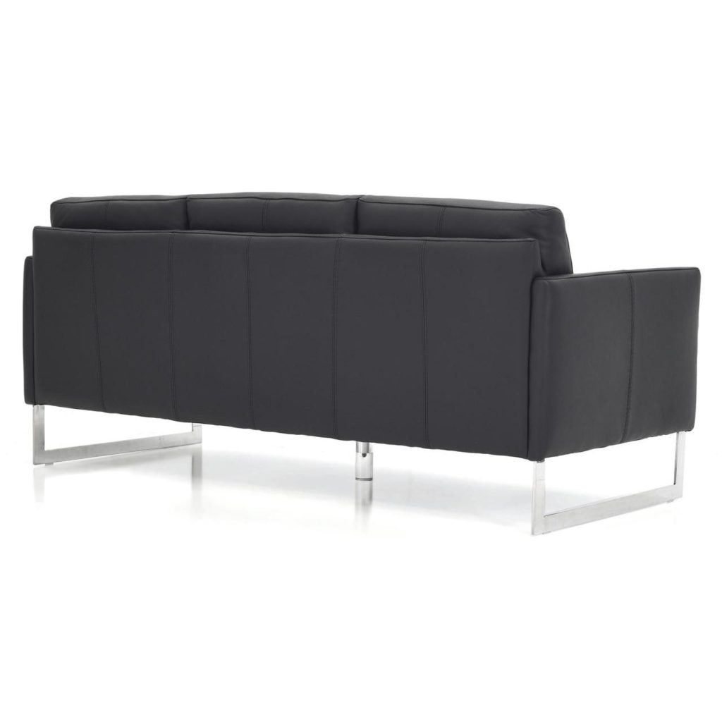 Cantoni Capri Black Leather Sofa. Original Price: $3,499 - Design Plus ...