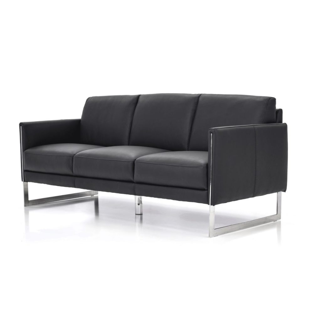 Cantoni Capri Black Leather Sofa. Original Price: $3,499 - Design Plus ...