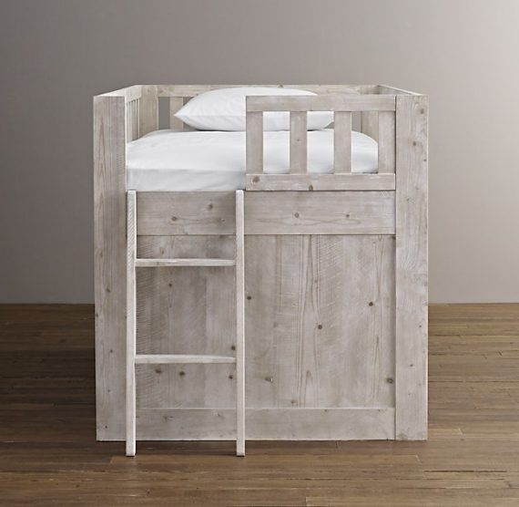 Restoration Hardware Twin Size Callum 8-Drawer Storage Loft Bed ...