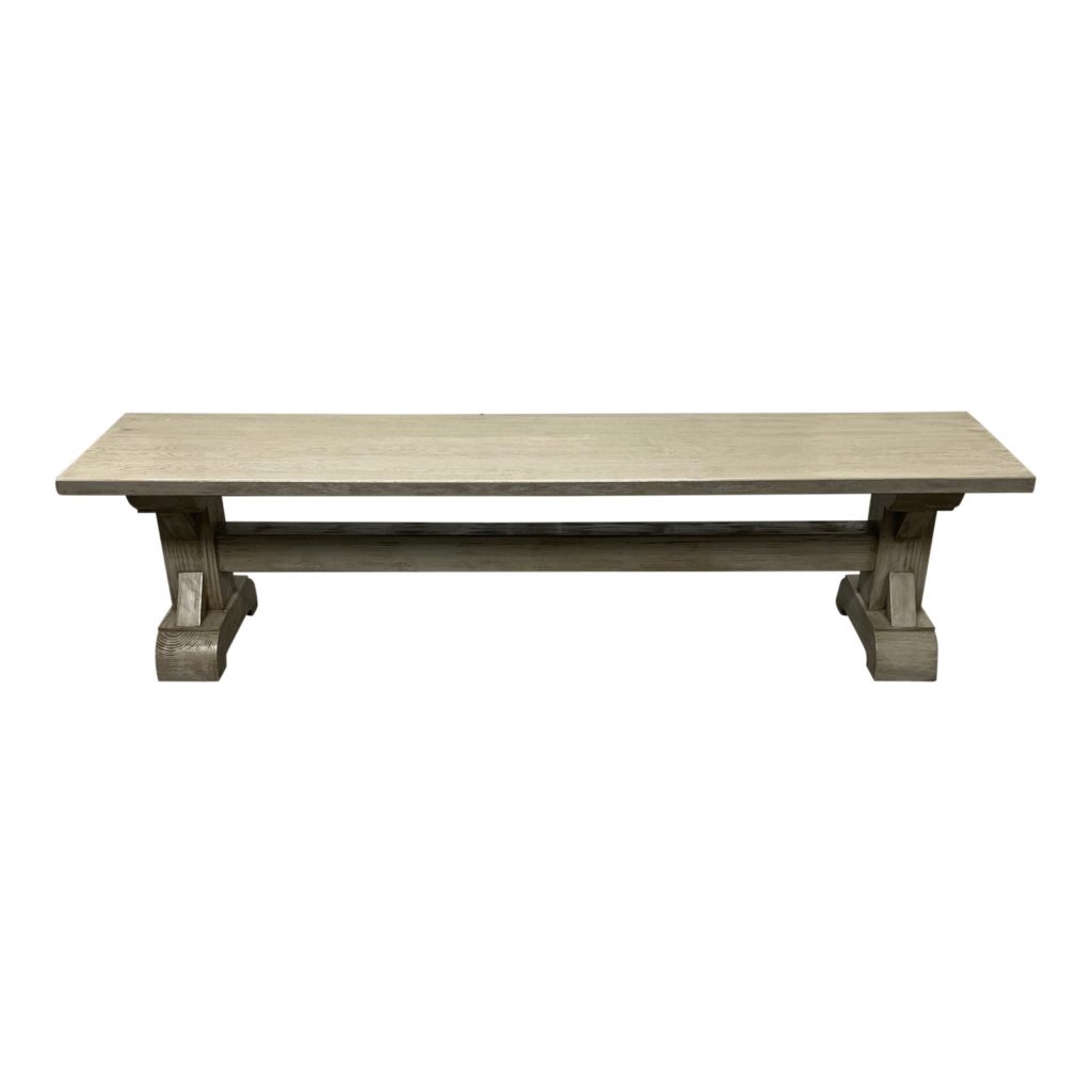 Four Hands Wood Trestle Bench | Design Plus Gallery