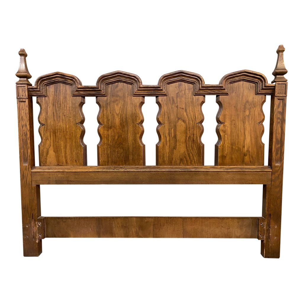 Full Size Mid 20th Century Drexel Guildhall Collection Headboard ...