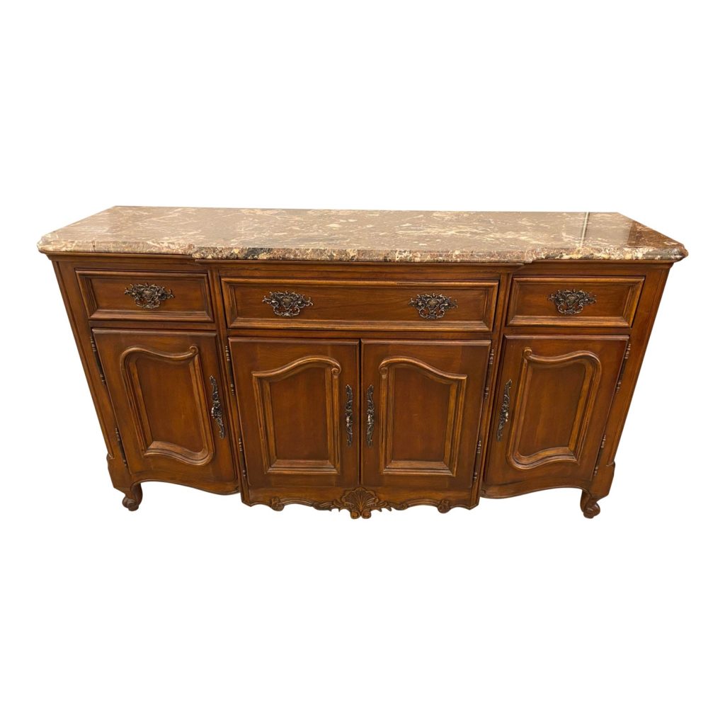 Bernhardt Avignon Buffet + Marble Top. Original Price: $6,555 - Design Plus Gallery
