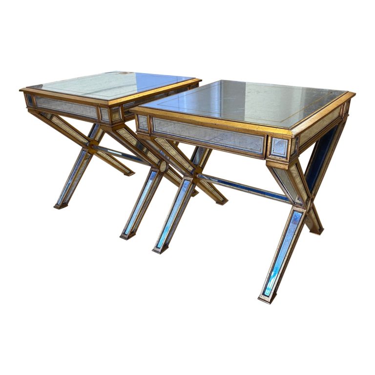 Hickory White Lillian August Tiverton Side Tables - a Pair - Design ...