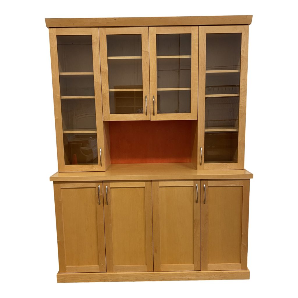 Custom Design Display Maple Hutch. Original Price: $9,500 - Design Plus ...