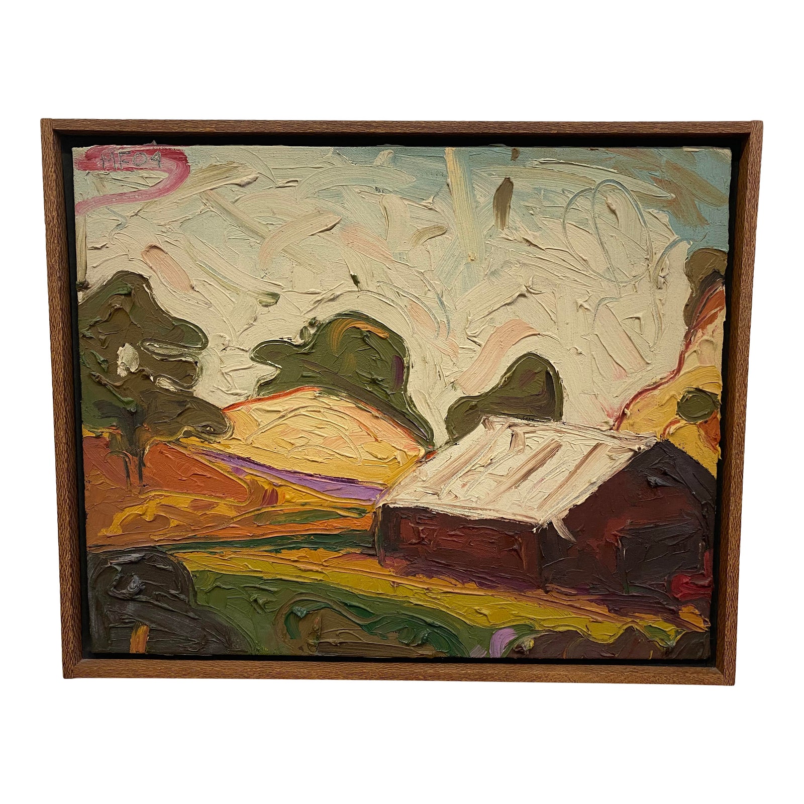 Mathew Frederick Original Oil Painting Custom Framed, Signed - Design ...