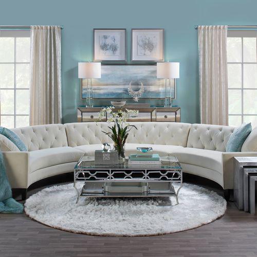 Z gallerie curved sofa store