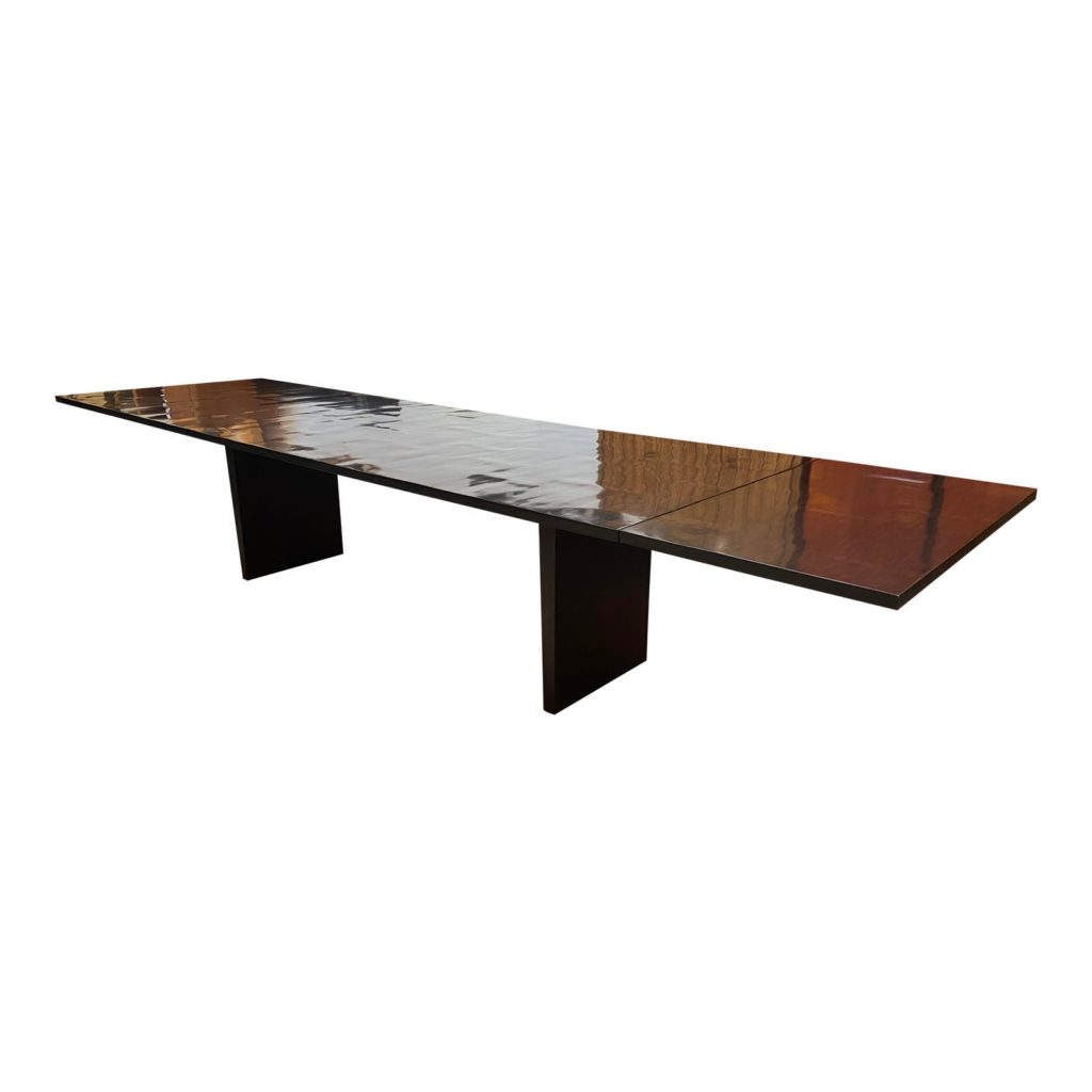 Restoration Hardware Wyeth Split Bamboo Dining Table. Original Price: $8,395 - Design Plus Gallery