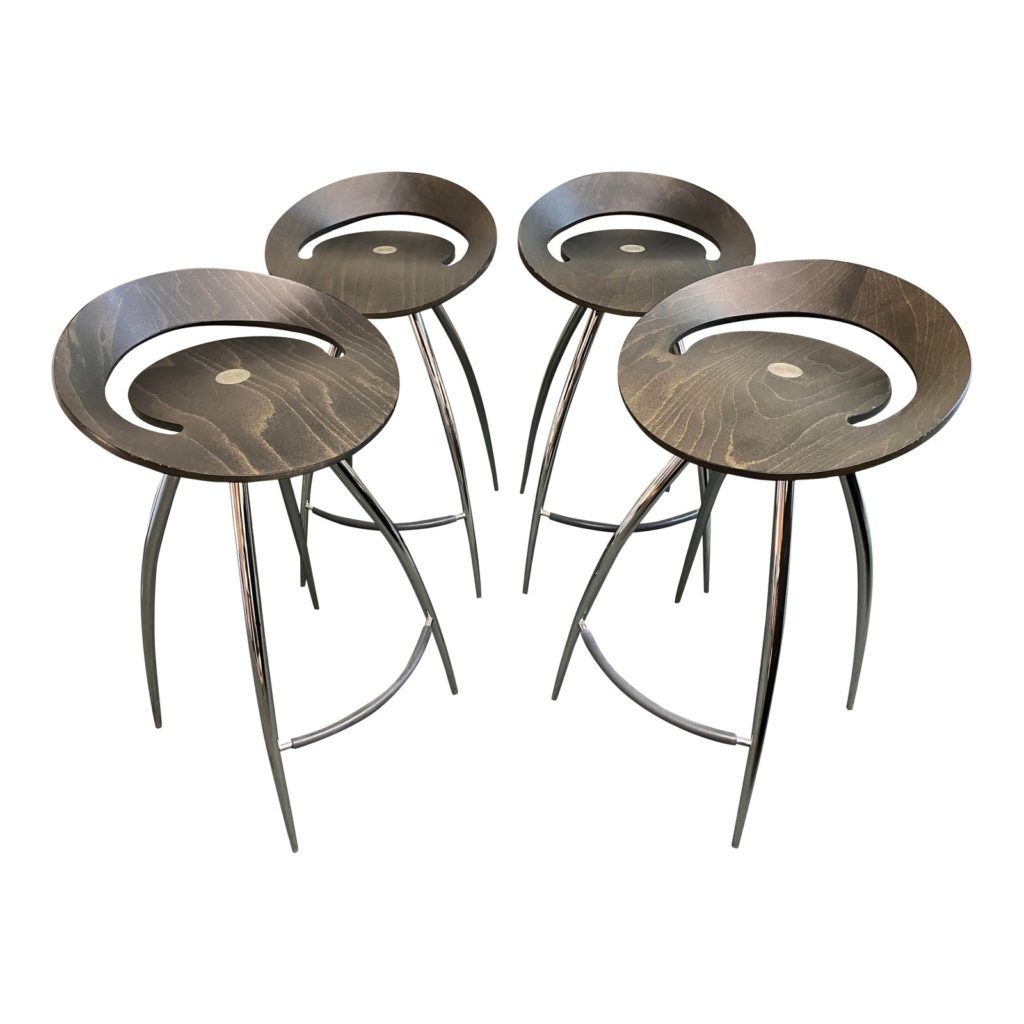 Design Group Italia Magis Lyra Counter Stools, Set of Four - Design ...