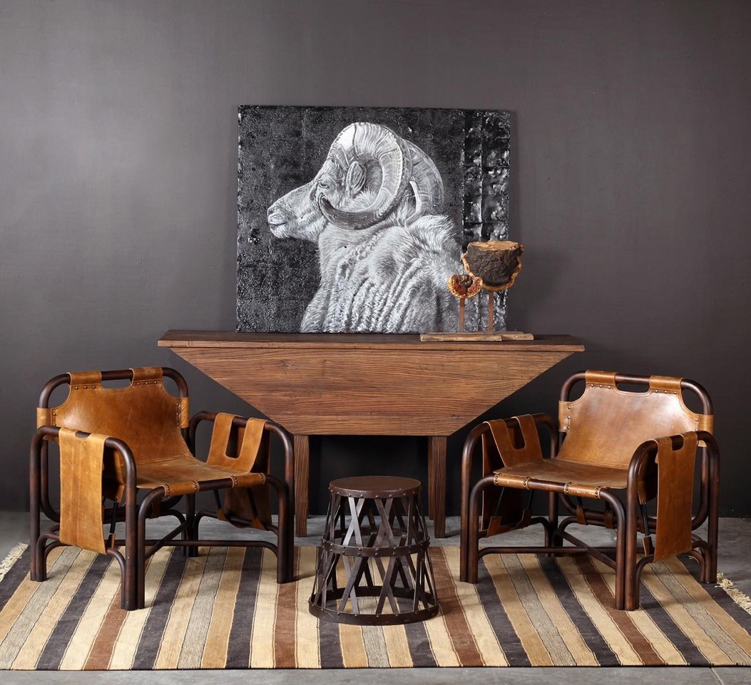 New Custom Design Trapezoid Console Table. Original Price: $2,870 ...