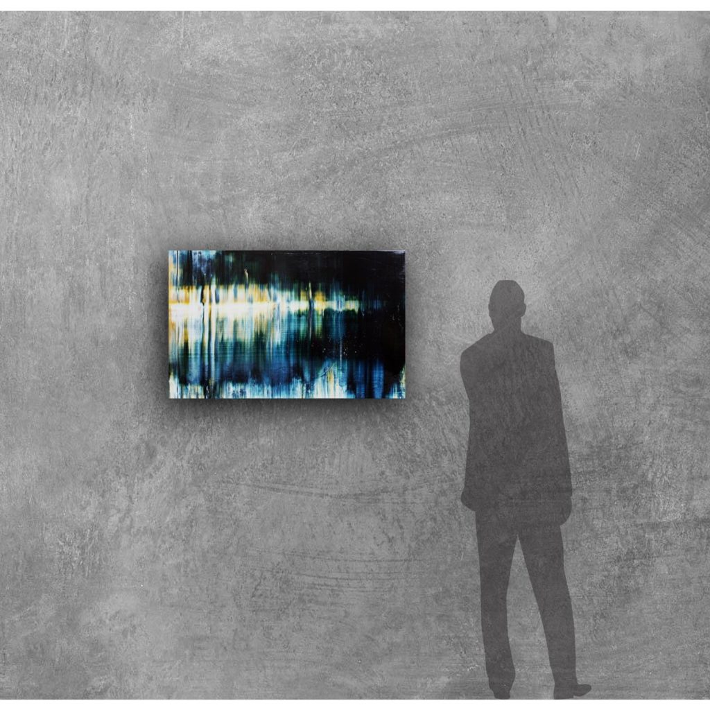 Jose Maria Clark "Dark Wate 10" Acrylic on Canvas - Design Plus Gallery