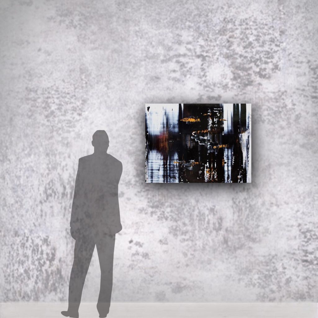 Jose Maria Clark "Dark Water 9" Acrylic on Canvas - Design Plus Gallery