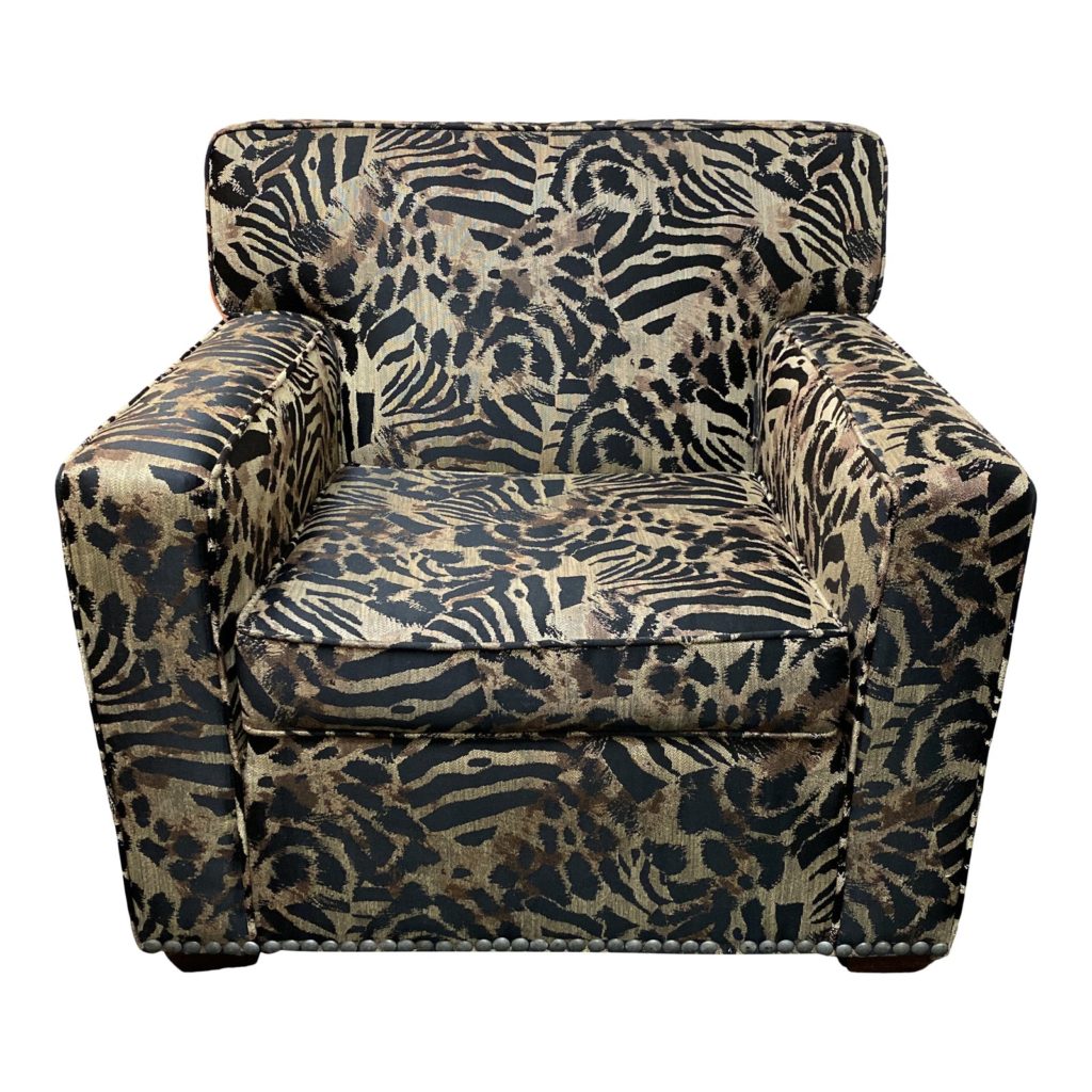 Expressions Custom Animal Print Lounge Chair - Design Plus Gallery