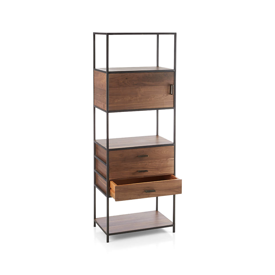 Crate & Barrel Knox Tall Storage Bookcase. Original Price: $1,300 ...
