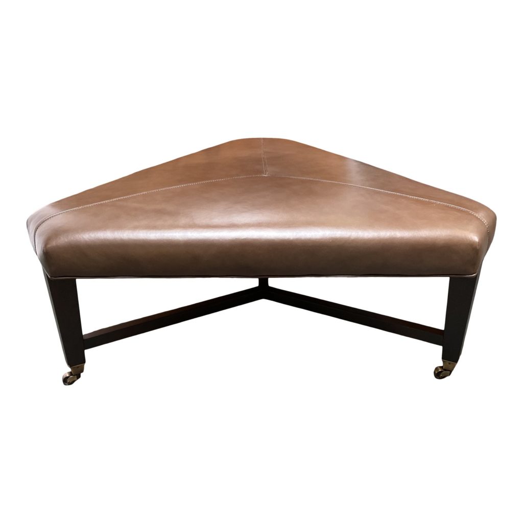 Custom Design Leather Triangle Ottoman. Original Price: $1,500 - Design ...