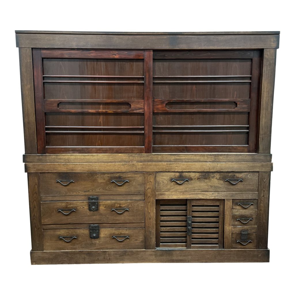 Early 20th Century Japanese Two Piece Mizuya Futon Tansu - Design Plus ...