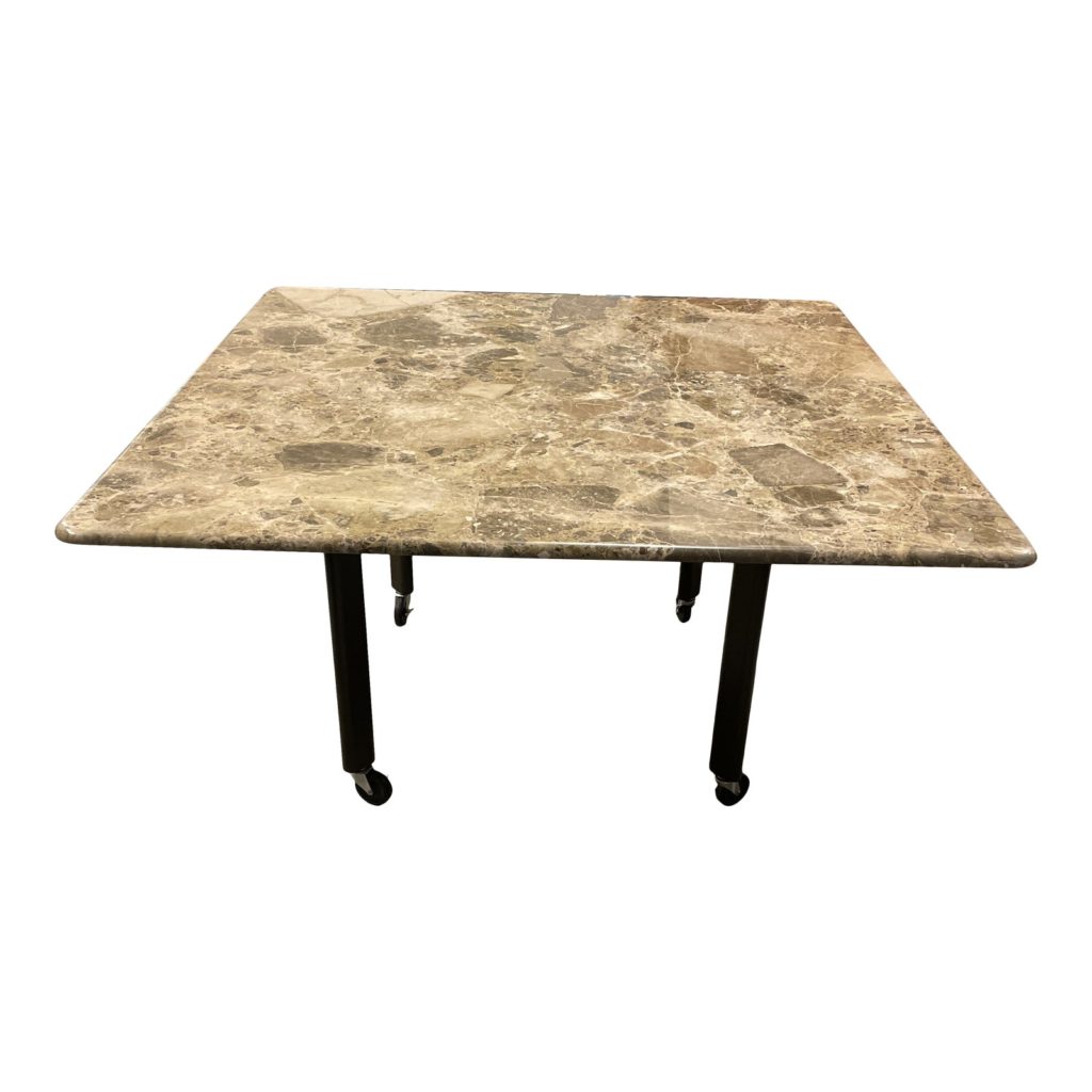 Florence Knoll Joseph d'Urso Marble Top Table + Caster - Design Plus ...