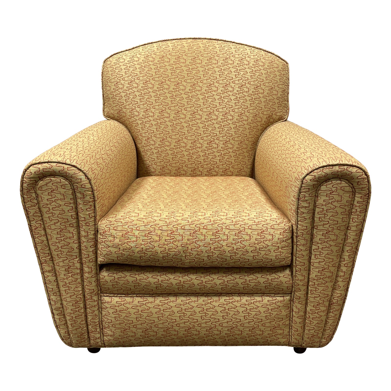Late 20th Century Allied Custom Upholstered Arm Chair - Design Plus Gallery