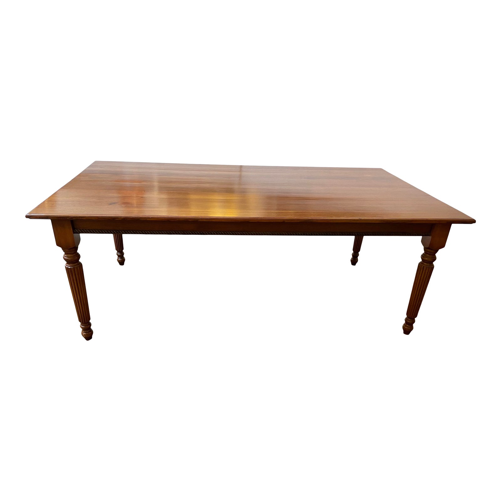 Custom British Classic Style Dining Table - Design Plus Gallery