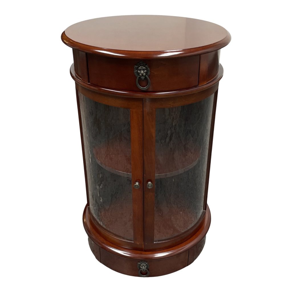 Glass Display Cabinet Side Table - Design Plus Gallery