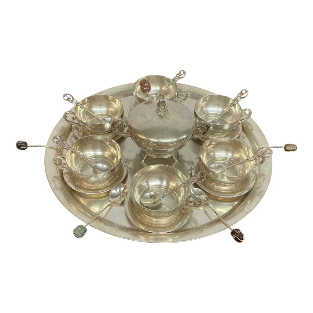 25 Piece Silver Tea / Coffee Set - Design Plus Gallery