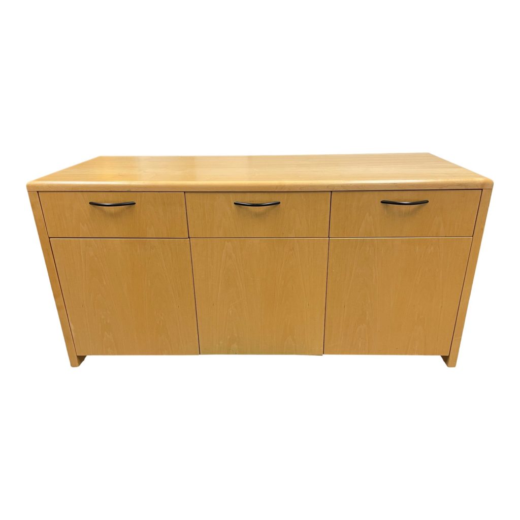 Contemporary Maple Media Office Sideboard - Design Plus Gallery